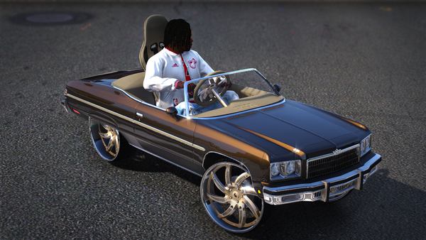 75 Donk w/ matching Go Kart – PNUT CUSTOMS