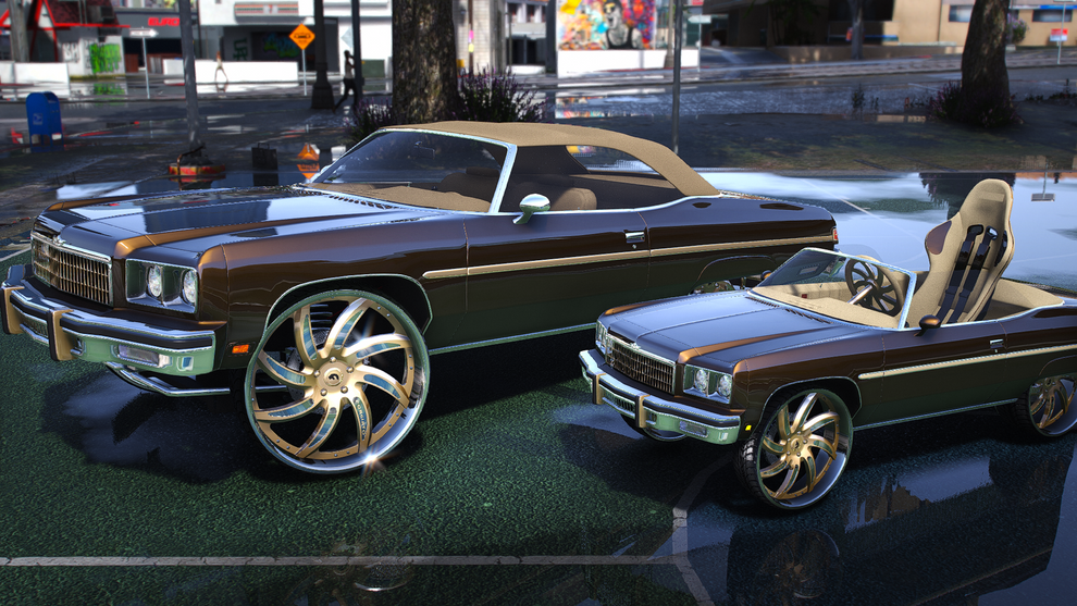 75 Donk w/ matching Go Kart – PNUT CUSTOMS